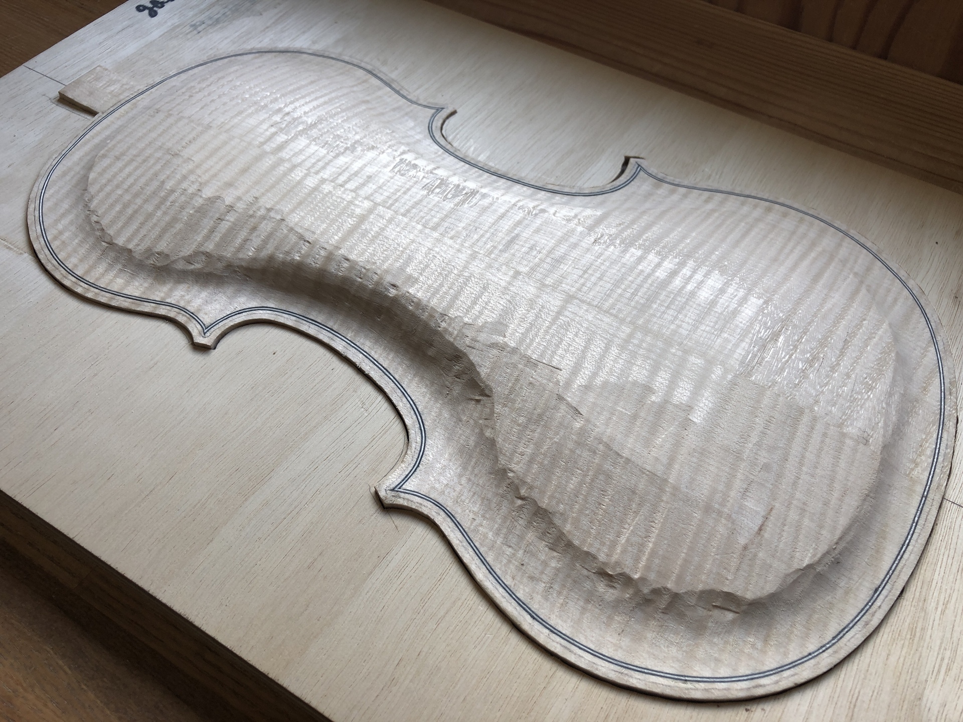 F. Garimberti, 1925 モデル: パーフリング: こばやしヴァイオリン工房