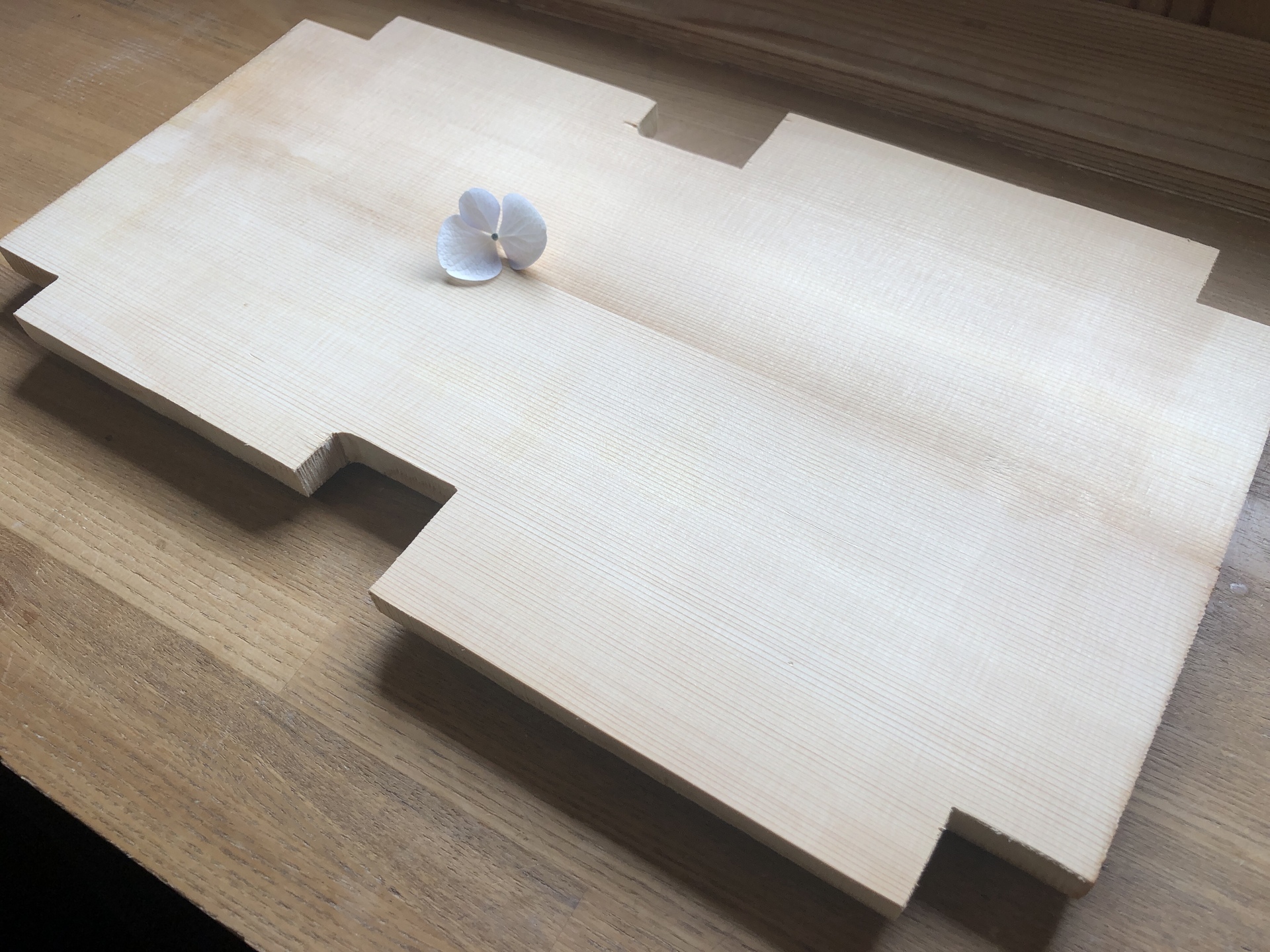 F. Garimberti, 1925 モデル: 表板の準備: こばやしヴァイオリン工房